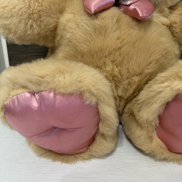 Dan Dee | Toys | Vintage Dandee Teddy Precious Bear Large 24 Plush Pink ...